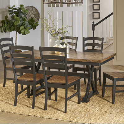 Laurel Foundry Modern Farmhouse Suki Extendable Solid Wood Dining Table & Reviews | Wayfair